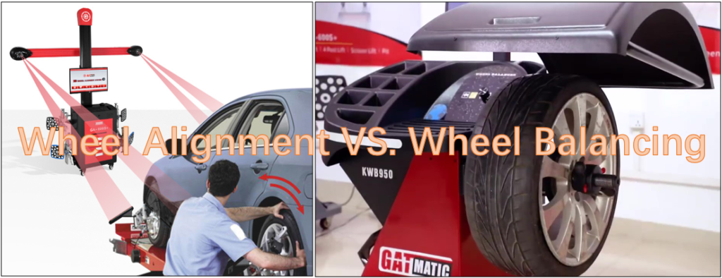 Differences between Tire Balancing & Wheel alignment - professional automotive equipment and tools