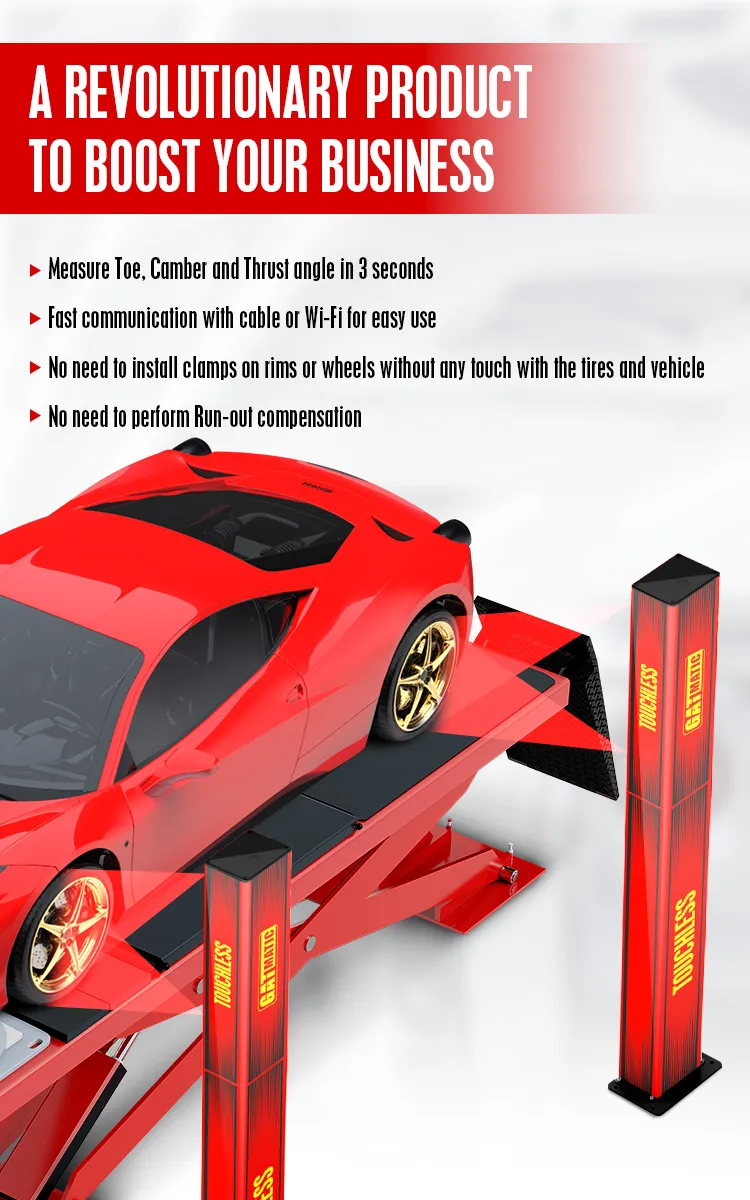 GA-800A Touchless Wheel Alignment System - professional automotive ...